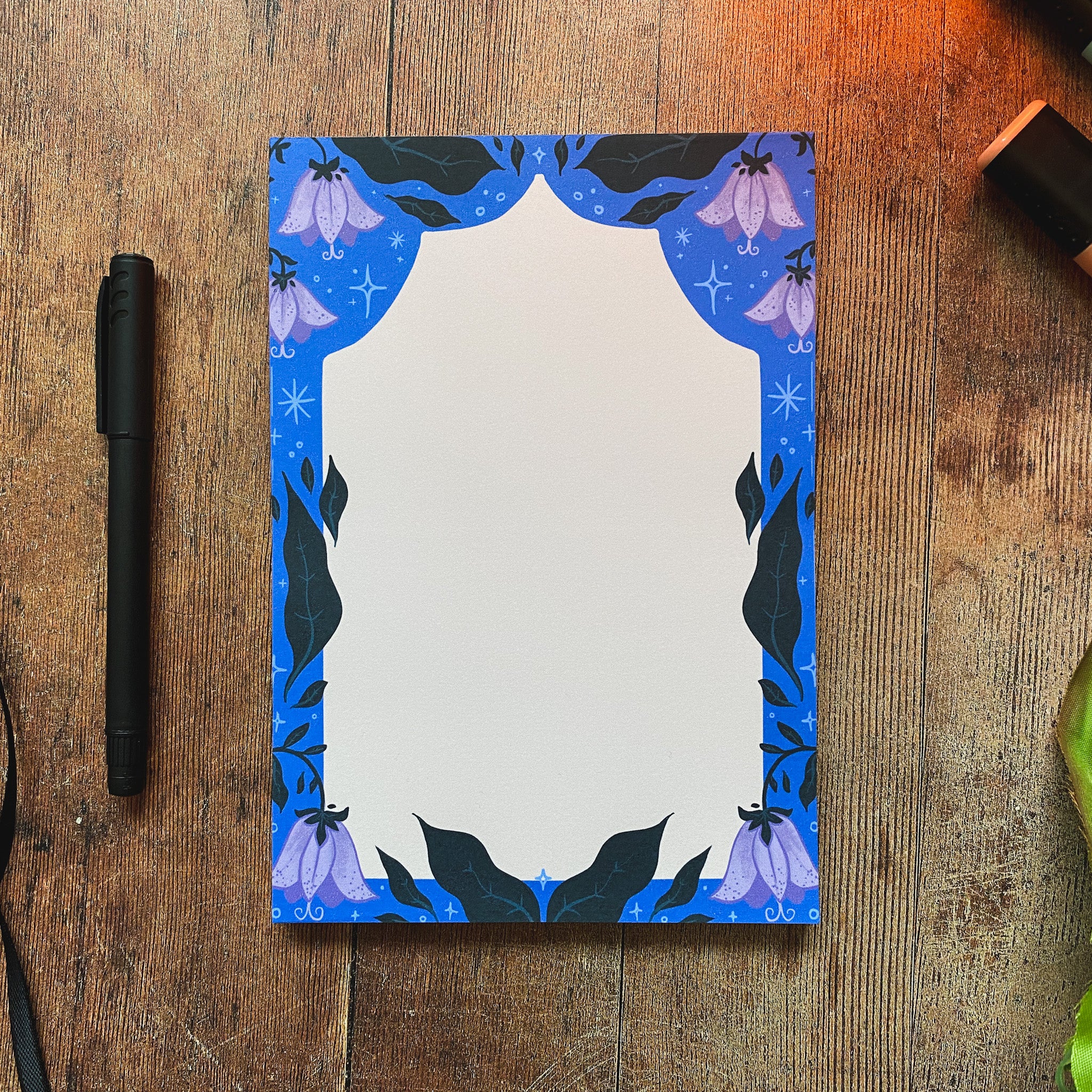 Witch's Garden, A5 Plain Notepad, Handmade and Eco Friendly – Tied Fates