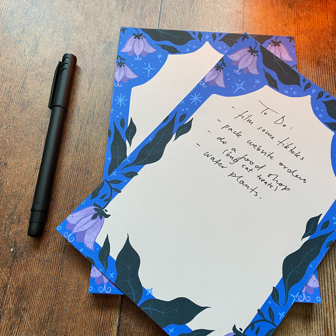 Witch's Garden, A5 Plain Notepad, Handmade and Eco Friendly – Tied Fates