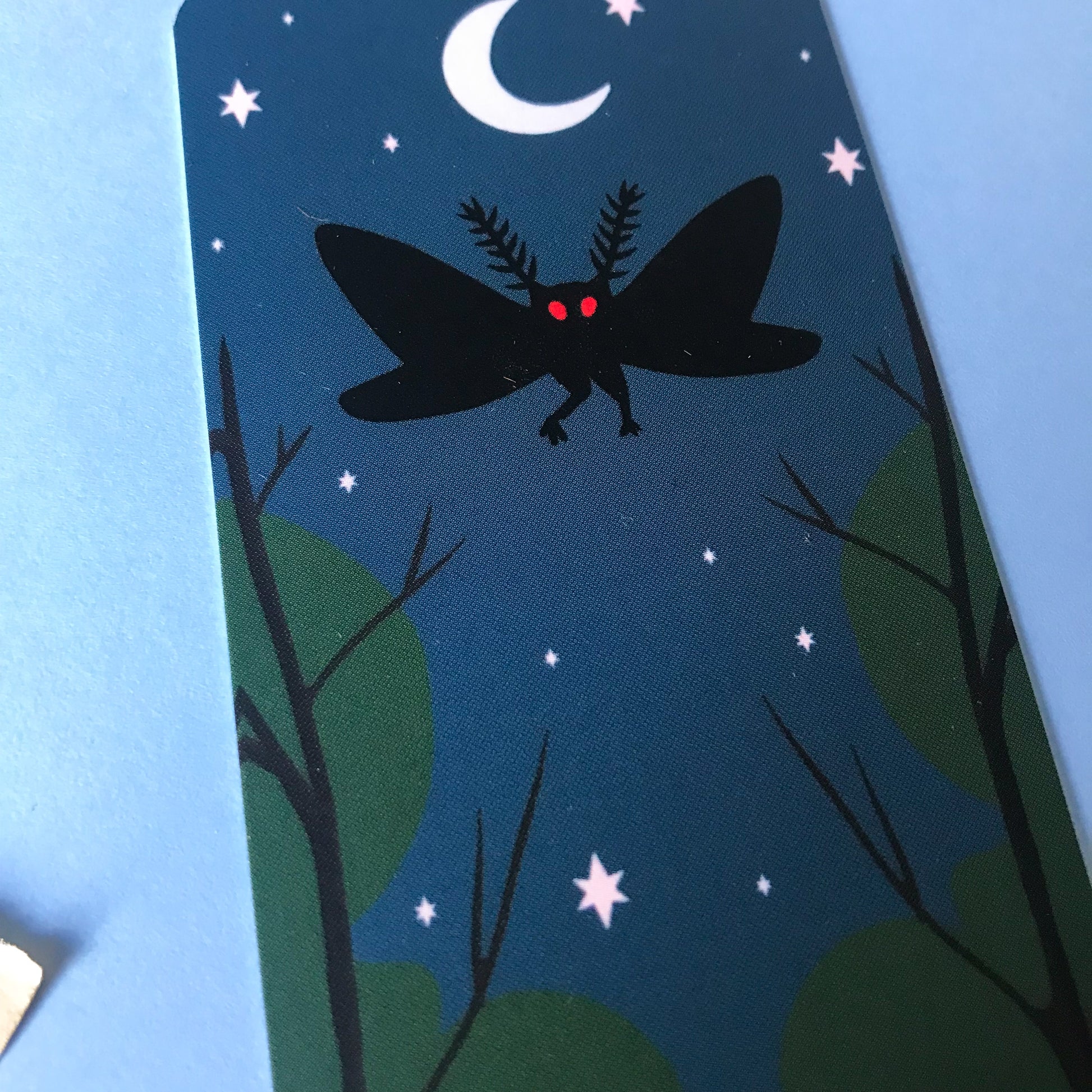 Mothman Bookmark, Eco Friendly and Handmade – Tied Fates